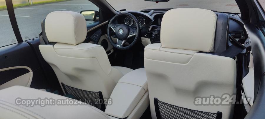Black BMW 6 Series 2007 in Tallinn, with an engine capacity of 4.80 L and mileage of 215 thousand km for 12500 €, photo 10 on AUTOMOTO.COM.LV