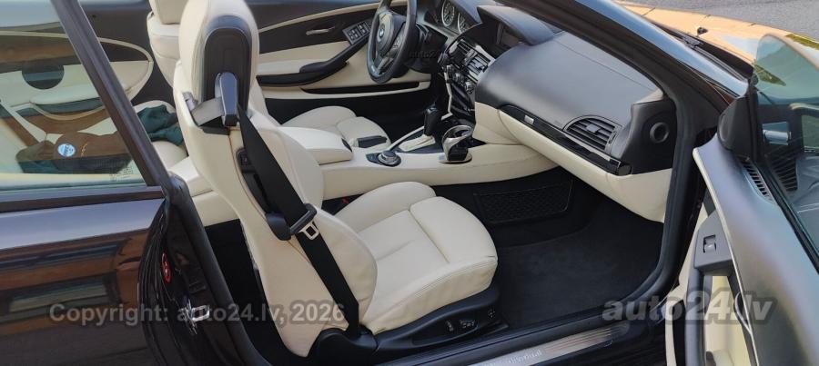Black BMW 6 Series 2007 in Tallinn, with an engine capacity of 4.80 L and mileage of 215 thousand km for 12500 €, photo 12 on AUTOMOTO.COM.LV