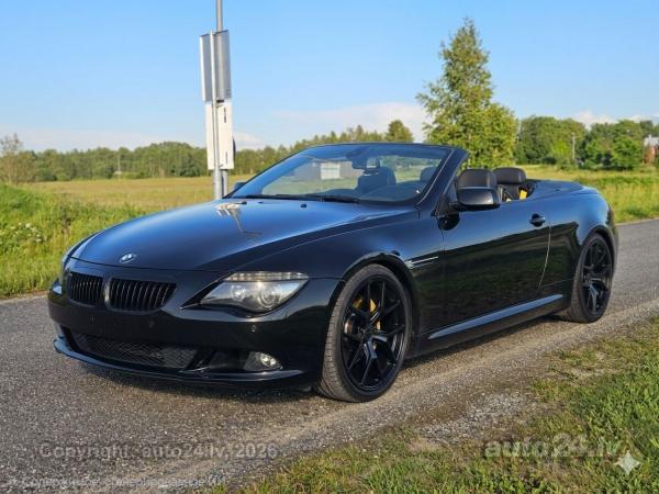 Black BMW 6 Series 2008 in Tallinn, with an engine capacity of 4.80 L and mileage of 113 thousand km for 14900 €, photo 3 on AUTOMOTO.COM.LV