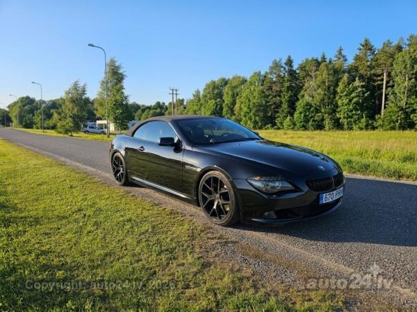 Black BMW 6 Series 2008 in Tallinn, with an engine capacity of 4.80 L and mileage of 113 thousand km for 14900 €, photo 6 on AUTOMOTO.COM.LV