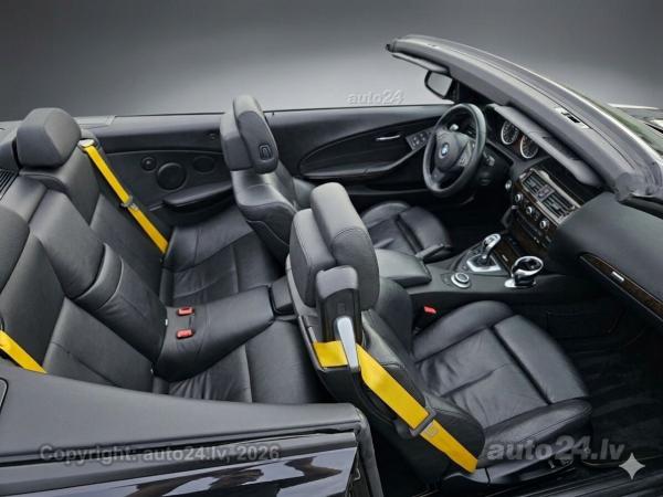 Black BMW 6 Series 2008 in Tallinn, with an engine capacity of 4.80 L and mileage of 113 thousand km for 14900 €, photo 7 on AUTOMOTO.COM.LV