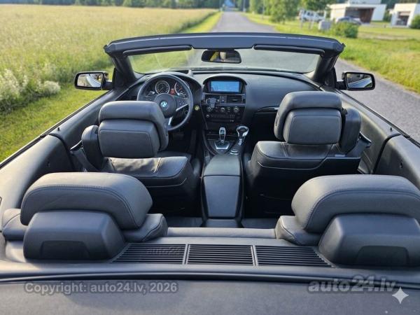 Black BMW 6 Series 2008 in Tallinn, with an engine capacity of 4.80 L and mileage of 113 thousand km for 14900 €, photo 8 on AUTOMOTO.COM.LV