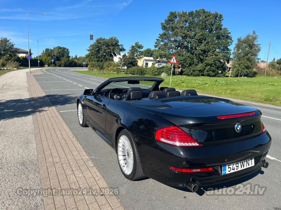 Black BMW 6 Series 2008 in Tallinn, with an engine capacity of 3.00 L and mileage of 288 thousand km for 14990 €, photo 4 on AUTOMOTO.COM.LV