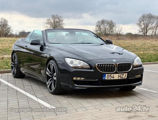 Black BMW 6 Series 2012 in Tartu, with an engine capacity of 3.00 L and mileage of 217 thousand km for 22900 €, photo 1 on AUTOMOTO.COM.LV