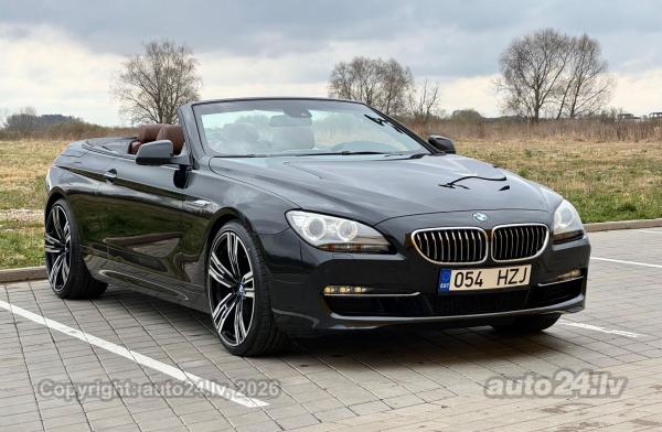 Black BMW 6 Series 2012 in Tartu, with an engine capacity of 3.00 L and mileage of 217 thousand km for 22900 €, photo 2 on AUTOMOTO.COM.LV