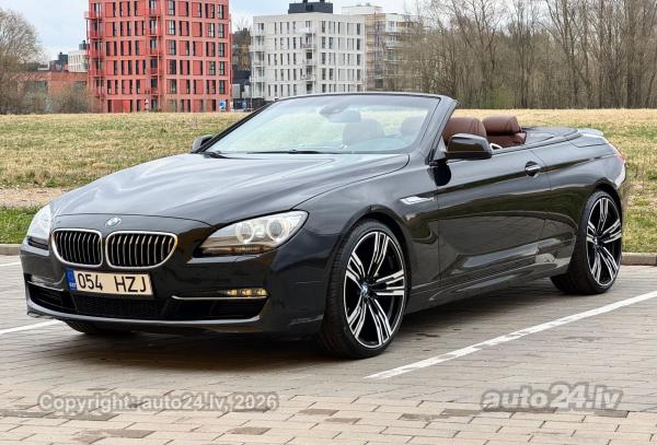 Black BMW 6 Series 2012 in Tartu, with an engine capacity of 3.00 L and mileage of 217 thousand km for 22900 €, photo 3 on AUTOMOTO.COM.LV
