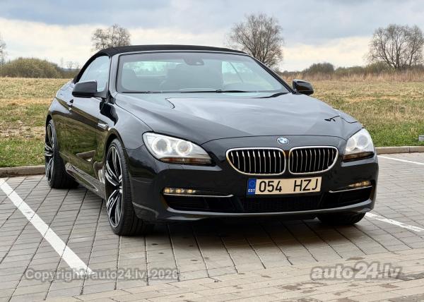 Black BMW 6 Series 2012 in Tartu, with an engine capacity of 3.00 L and mileage of 217 thousand km for 22900 €, photo 4 on AUTOMOTO.COM.LV