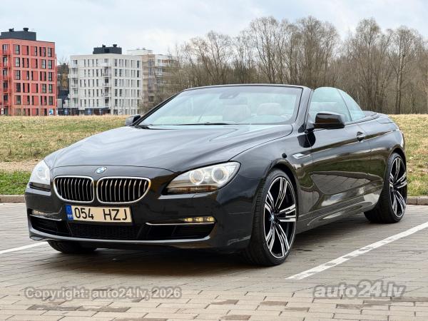Black BMW 6 Series 2012 in Tartu, with an engine capacity of 3.00 L and mileage of 217 thousand km for 22900 €, photo 7 on AUTOMOTO.COM.LV