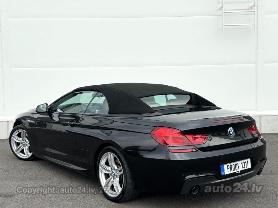 Black BMW 6 Series 2012 in Tallinn, with an engine capacity of 3.00 L and mileage of 171 thousand km for 16250 €, photo 4 on AUTOMOTO.COM.LV