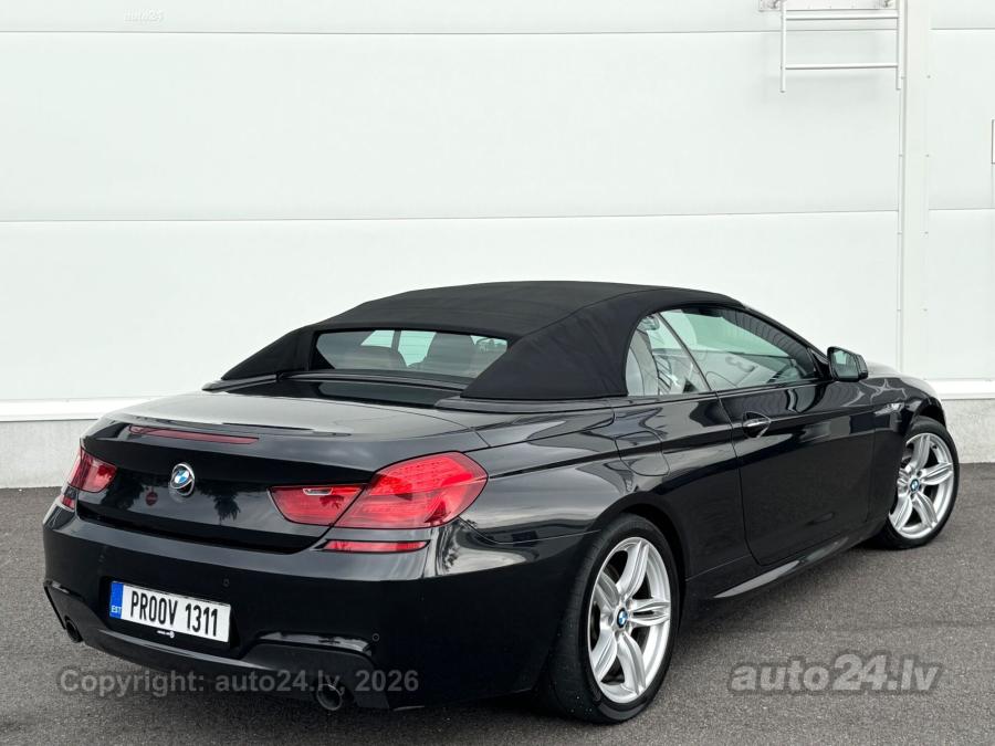 Black BMW 6 Series 2012 in Tallinn, with an engine capacity of 3.00 L and mileage of 171 thousand km for 16250 €, photo 5 on AUTOMOTO.COM.LV