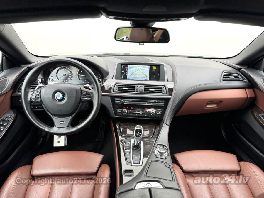 Black BMW 6 Series 2012 in Tallinn, with an engine capacity of 3.00 L and mileage of 171 thousand km for 16250 €, photo 12 on AUTOMOTO.COM.LV