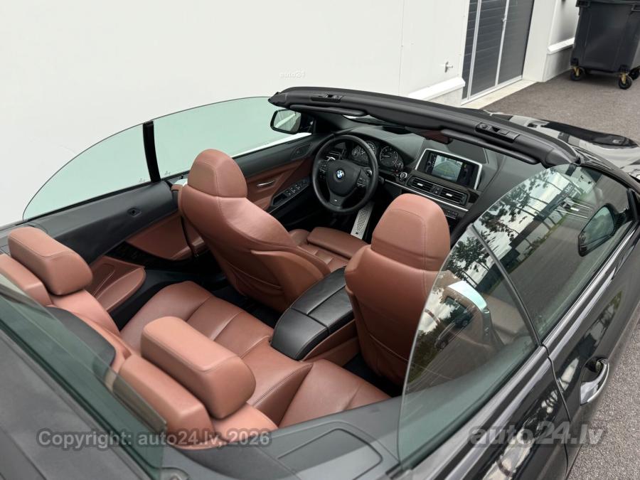 Black BMW 6 Series 2012 in Tallinn, with an engine capacity of 3.00 L and mileage of 171 thousand km for 16250 €, photo 15 on AUTOMOTO.COM.LV