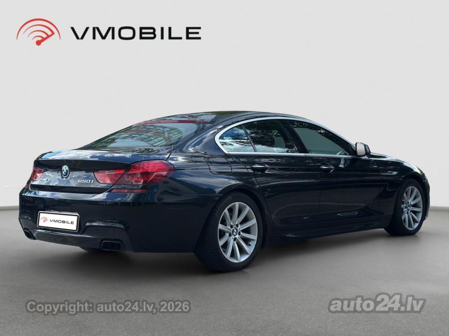 Black BMW 6 Series 2013 in Riga, with an engine capacity of 4.40 L and mileage of 69 thousand km for 29990 €, photo 3 on AUTOMOTO.COM.LV