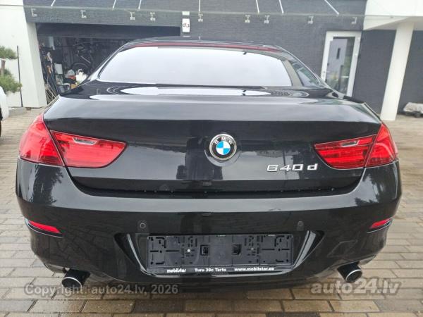 Black BMW 6 Series 2014 in Tartu, with an engine capacity of 0.00 L and mileage of 290 thousand km for 16750 €, photo 6 on AUTOMOTO.COM.LV
