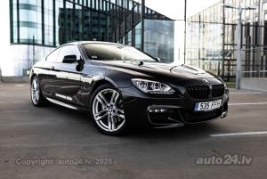 Melns BMW 6 Series 2014 Tallina, ar dzinēja tilpumu 3.00 L un nobraukumu 306 tūkst. km par 19500 €, foto  vietnē AUTOMOTO.COM.LV