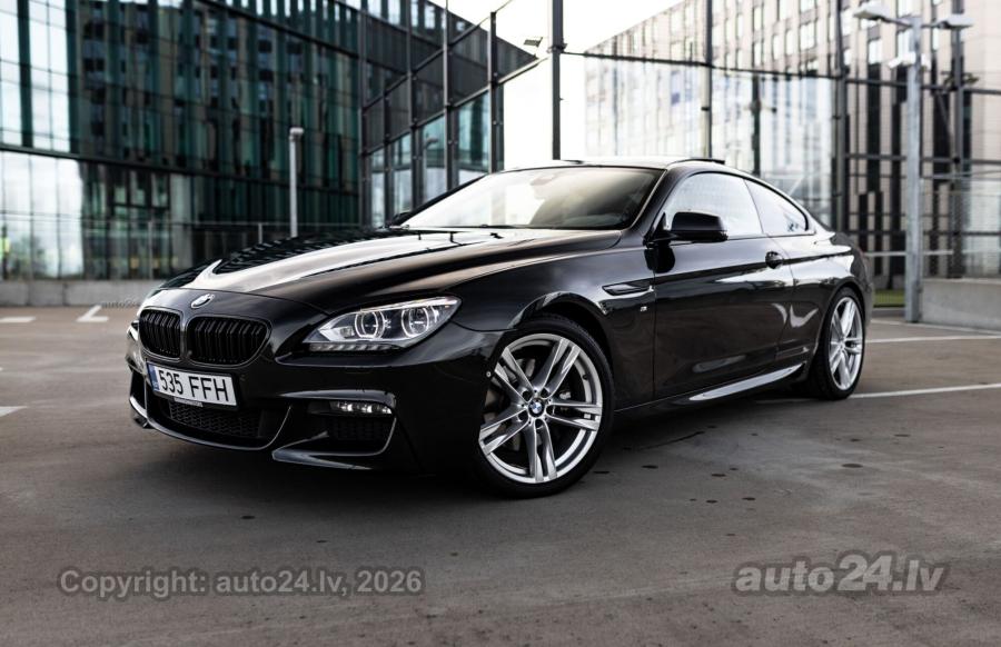 Melns BMW 6 Series 2014 Tallina, ar dzinēja tilpumu 3.00 L un nobraukumu 306 tūkst. km par 19500 €, foto 3 vietnē AUTOMOTO.COM.LV