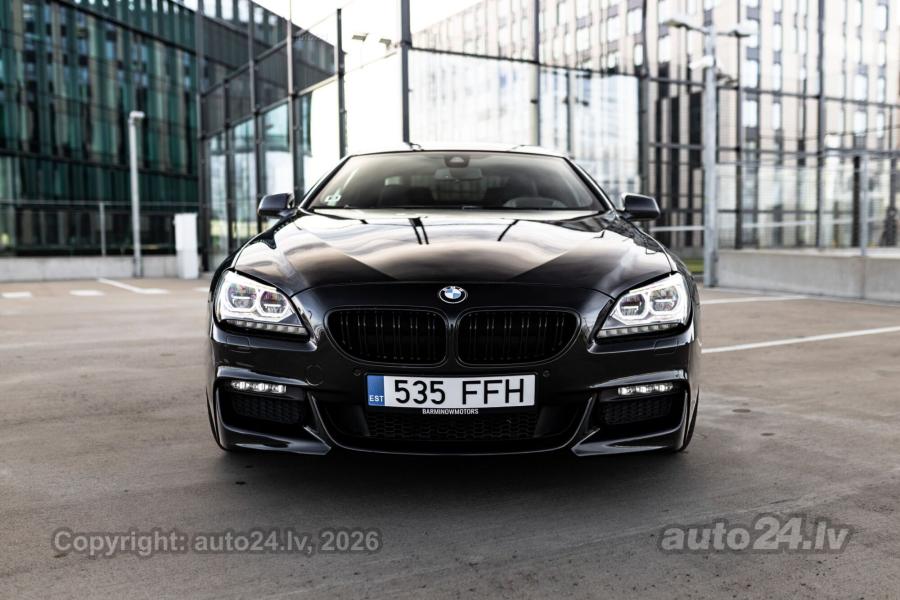 Melns BMW 6 Series 2014 Tallina, ar dzinēja tilpumu 3.00 L un nobraukumu 306 tūkst. km par 19500 €, foto 7 vietnē AUTOMOTO.COM.LV