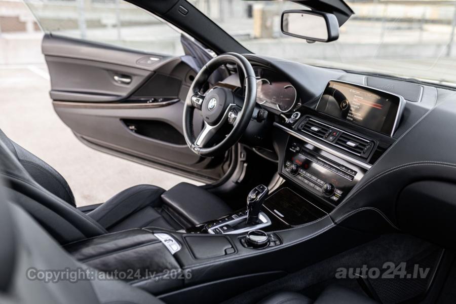 Melns BMW 6 Series 2014 Tallina, ar dzinēja tilpumu 3.00 L un nobraukumu 306 tūkst. km par 19500 €, foto 17 vietnē AUTOMOTO.COM.LV