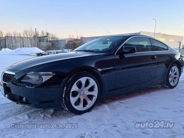 Black BMW 6 Series 2006 in Tartu, with an engine capacity of 4.80 L and mileage of 100 thousand km for 12900 €, photo 2 on AUTOMOTO.COM.LV