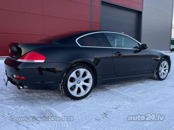 Black BMW 6 Series 2006 in Tartu, with an engine capacity of 4.80 L and mileage of 100 thousand km for 12900 €, photo 4 on AUTOMOTO.COM.LV
