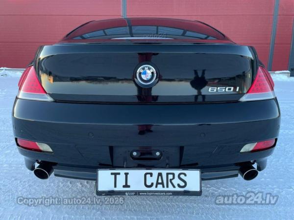 Black BMW 6 Series 2006 in Tartu, with an engine capacity of 4.80 L and mileage of 100 thousand km for 12900 €, photo 6 on AUTOMOTO.COM.LV