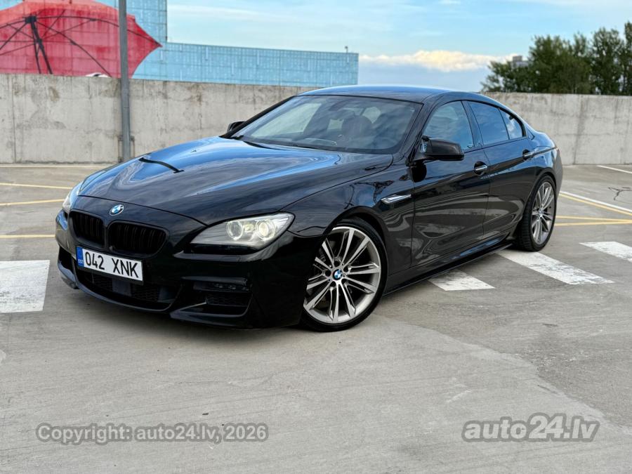 Melns BMW 6 Series 2012 Tallina, ar dzinēja tilpumu 3.00 L un nobraukumu 350 tūkst. km par 16900 €, foto 1 vietnē AUTOMOTO.COM.LV