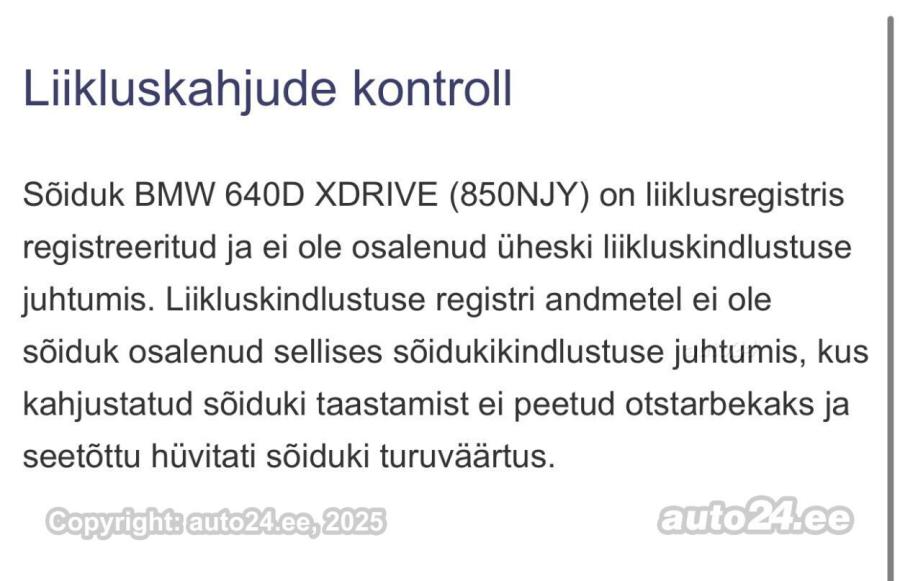 Melns BMW 6 Series 2013 Tartu, ar dzinēja tilpumu 3.00 L un nobraukumu 260 tūkst. km par 17990 €, foto 30 vietnē AUTOMOTO.COM.LV