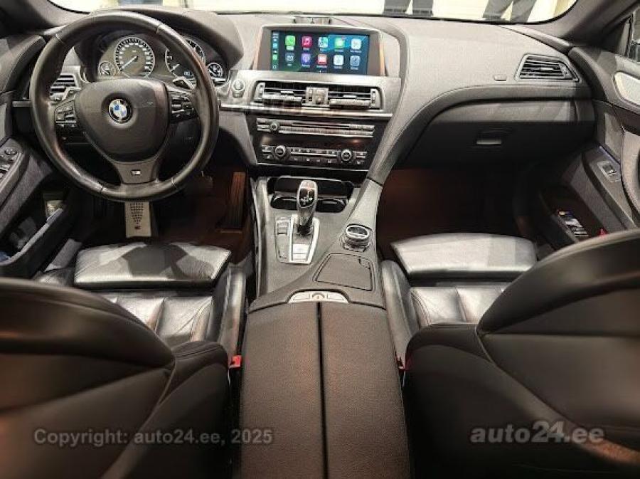 Melns BMW 6 Series 2013 Tallina, ar dzinēja tilpumu 3.00 L un nobraukumu 207 tūkst. km par 18900 €, foto 5 vietnē AUTOMOTO.COM.LV