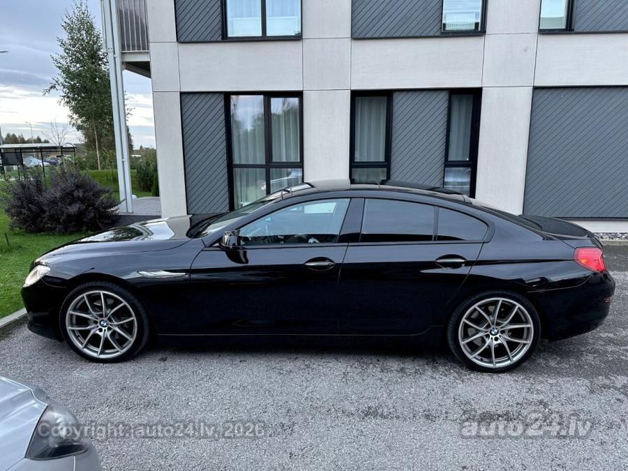 Black BMW 6 Series 2013 in Tartu, with an engine capacity of 3.00 L and mileage of 260 thousand km for 17499 €, photo 6 on AUTOMOTO.COM.LV
