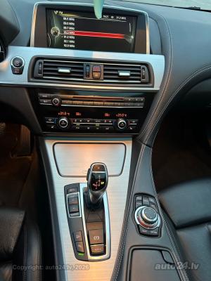 Black BMW 6 Series 2013 in Tartu, with an engine capacity of 3.00 L and mileage of 260 thousand km for 17499 €, photo 12 on AUTOMOTO.COM.LV