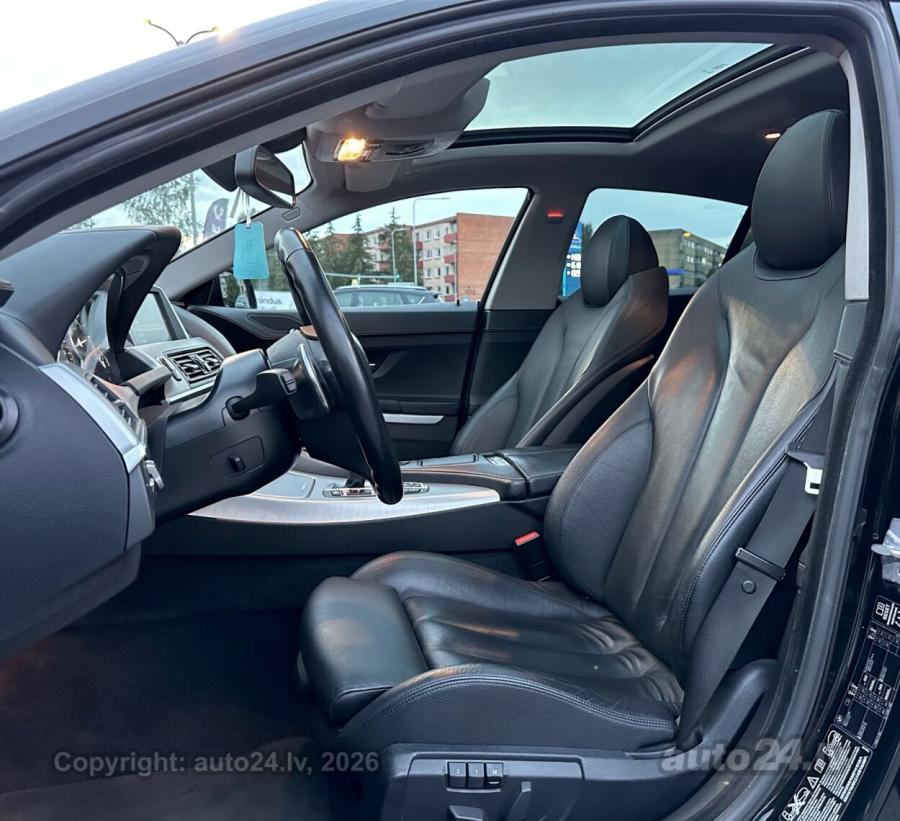 Black BMW 6 Series 2013 in Tartu, with an engine capacity of 3.00 L and mileage of 260 thousand km for 17499 €, photo 16 on AUTOMOTO.COM.LV