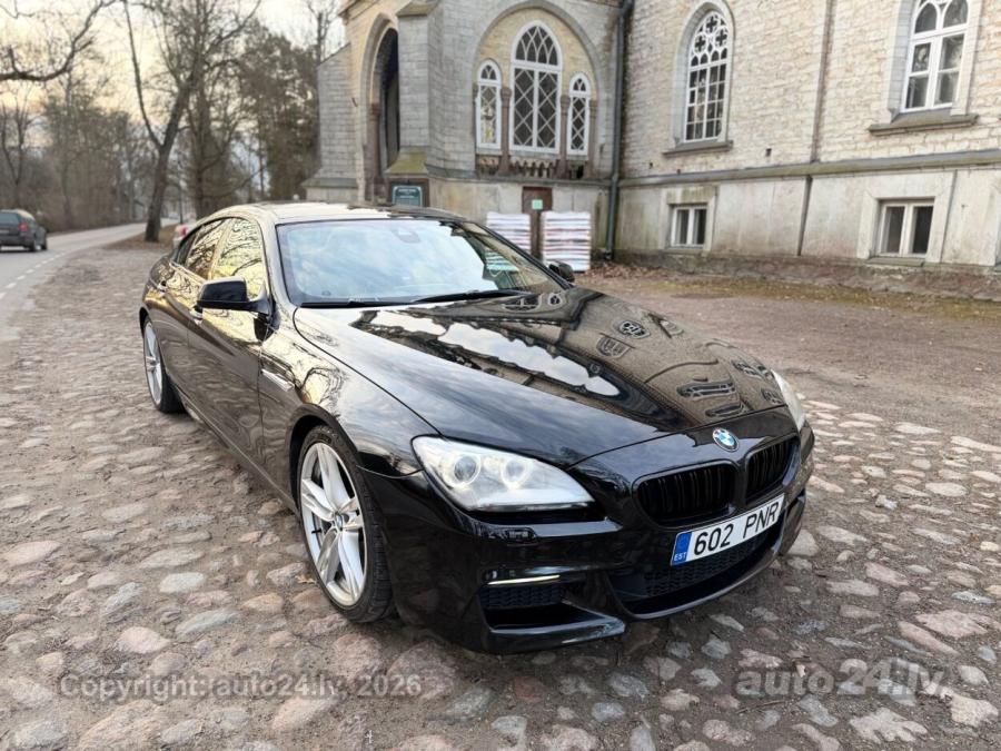 Melns BMW 6 Series 2013 Tallina, ar dzinēja tilpumu 3.00 L un nobraukumu 293 tūkst. km par 17999 €, foto 1 vietnē AUTOMOTO.COM.LV