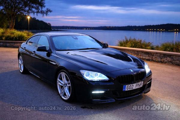 Black BMW 6 Series 2013 in Tallinn, with an engine capacity of 3.00 L and mileage of 293 thousand km for 17999 €, photo 9 on AUTOMOTO.COM.LV