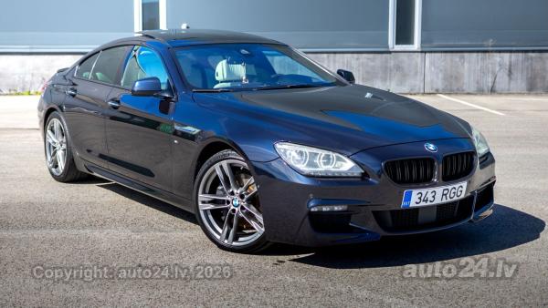 Melns BMW 6 Series 2013 Tallina, ar dzinēja tilpumu 3.00 L un nobraukumu 301 tūkst. km par 19900 €, foto 1 vietnē AUTOMOTO.COM.LV