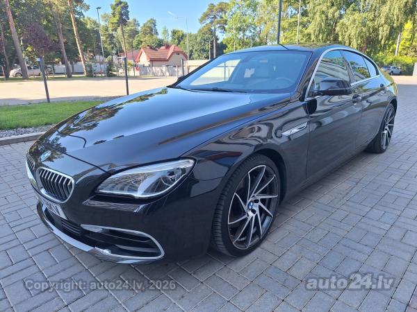 Melns BMW 6 Series 2015 Tallina, ar dzinēja tilpumu 3.00 L un nobraukumu 189 tūkst. km par 18500 €, foto 1 vietnē AUTOMOTO.COM.LV