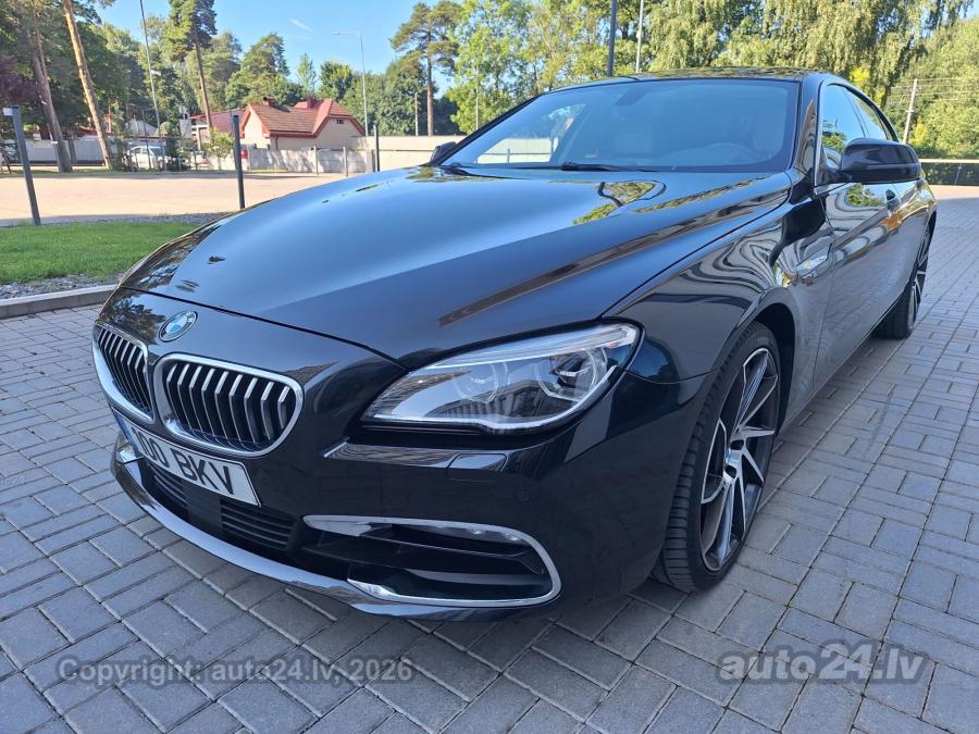 Black BMW 6 Series 2015 in Tallinn, with an engine capacity of 3.00 L and mileage of 189 thousand km for 18500 €, photo 4 on AUTOMOTO.COM.LV