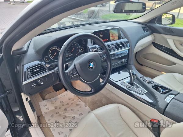 Melns BMW 6 Series 2015 Tallina, ar dzinēja tilpumu 3.00 L un nobraukumu 189 tūkst. km par 18500 €, foto 6 vietnē AUTOMOTO.COM.LV