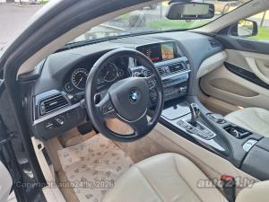 Black BMW 6 Series 2015 in Tallinn, with an engine capacity of 3.00 L and mileage of 189 thousand km for 18500 €, photo 7 on AUTOMOTO.COM.LV