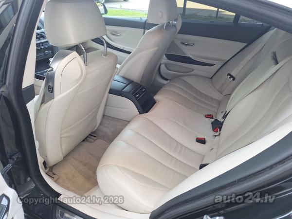 Melns BMW 6 Series 2015 Tallina, ar dzinēja tilpumu 3.00 L un nobraukumu 189 tūkst. km par 18500 €, foto 7 vietnē AUTOMOTO.COM.LV