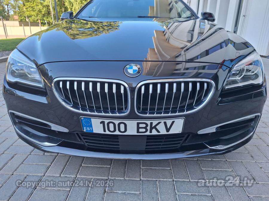 Black BMW 6 Series 2015 in Tallinn, with an engine capacity of 3.00 L and mileage of 189 thousand km for 18500 €, photo 10 on AUTOMOTO.COM.LV