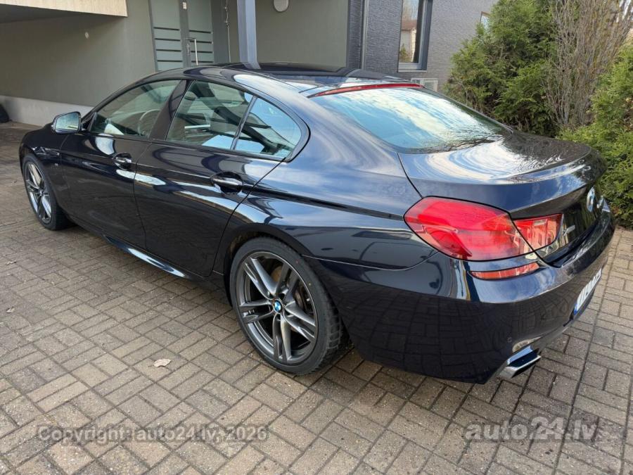 Black BMW 6 Series 2016 in Tallinn, with an engine capacity of 3.00 L and mileage of 250 thousand km for 23999 €, photo 4 on AUTOMOTO.COM.LV