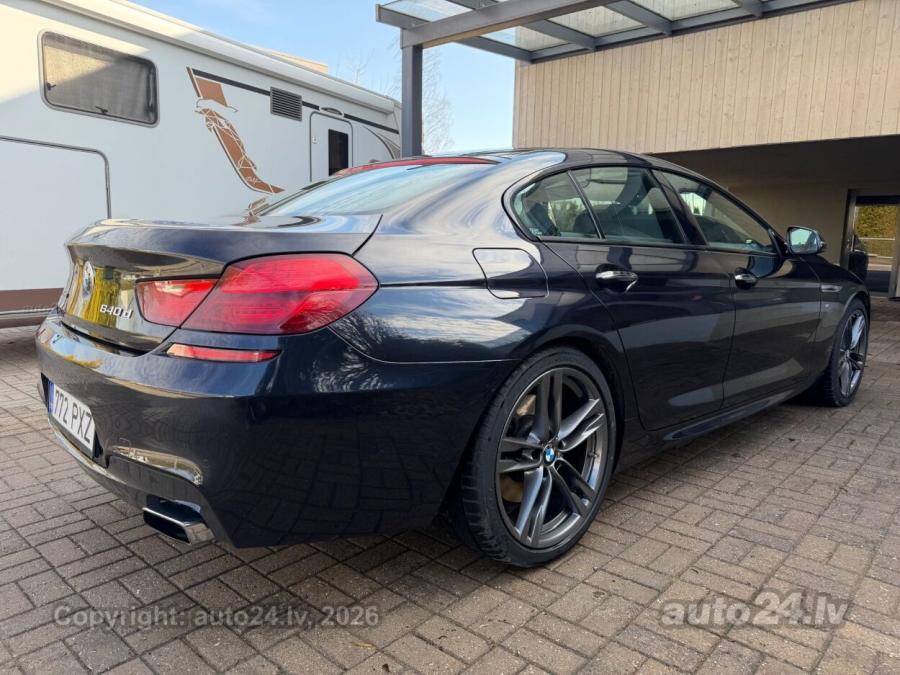 Black BMW 6 Series 2016 in Tallinn, with an engine capacity of 3.00 L and mileage of 250 thousand km for 23999 €, photo 5 on AUTOMOTO.COM.LV