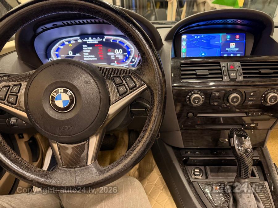Pelēks BMW 6 Series 2004 Tallina, ar dzinēja tilpumu 4.40 L un nobraukumu 279 tūkst. km par 13500 €, foto 9 vietnē AUTOMOTO.COM.LV