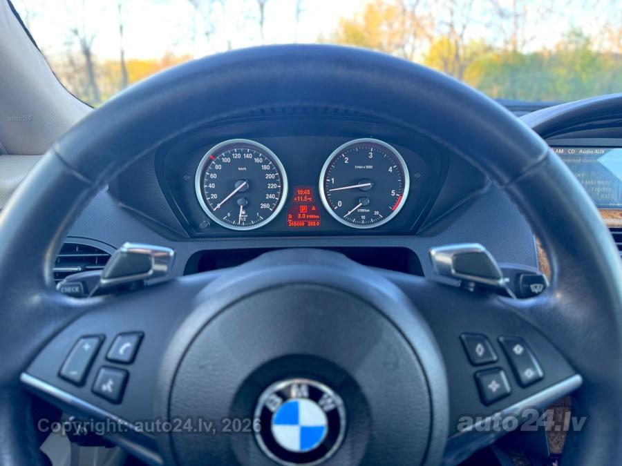 Pelēks BMW 6 Series 2009 Tallina, ar dzinēja tilpumu 3.00 L un nobraukumu 246 tūkst. km par 11900 €, foto 13 vietnē AUTOMOTO.COM.LV
