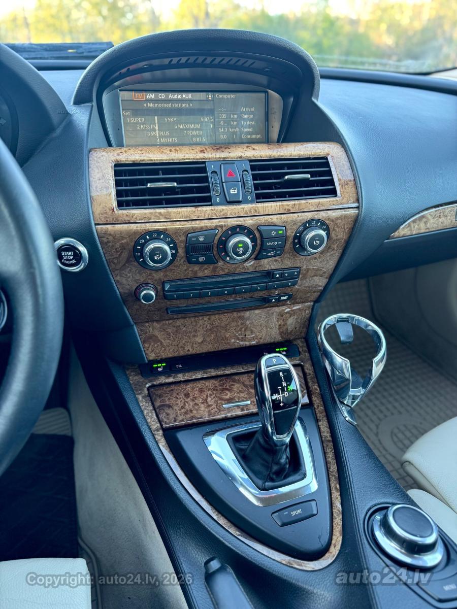 Pelēks BMW 6 Series 2009 Tallina, ar dzinēja tilpumu 3.00 L un nobraukumu 246 tūkst. km par 11900 €, foto 15 vietnē AUTOMOTO.COM.LV