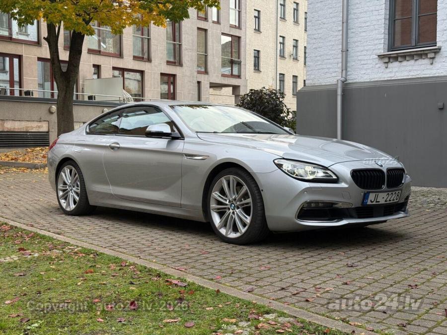 Pelēks BMW 6 Series 2015 Rīga, ar dzinēja tilpumu 3.00 L un nobraukumu 115 tūkst. km par 24000 €, foto 1 vietnē AUTOMOTO.COM.LV