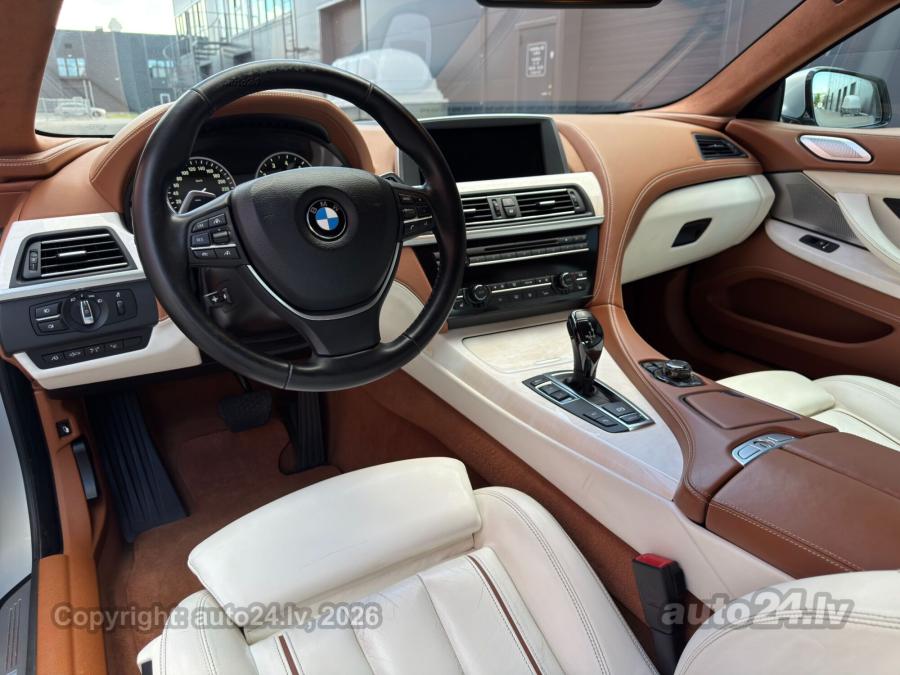 Pelēks BMW 6 Series 2012 Tallina, ar dzinēja tilpumu 3.00 L un nobraukumu 142 tūkst. km par 25000 €, foto 13 vietnē AUTOMOTO.COM.LV