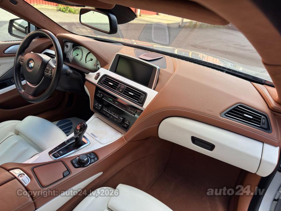 Pelēks BMW 6 Series 2012 Tallina, ar dzinēja tilpumu 3.00 L un nobraukumu 142 tūkst. km par 25000 €, foto 18 vietnē AUTOMOTO.COM.LV
