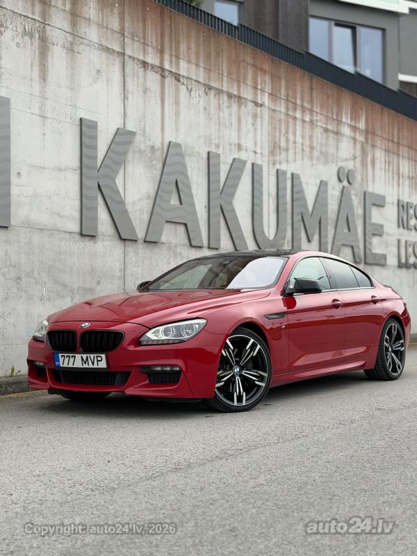 Red BMW 6 Series 2014 in Tallinn, with an engine capacity of 3.00 L and mileage of 330 thousand km for 19999 €, photo 2 on AUTOMOTO.COM.LV
