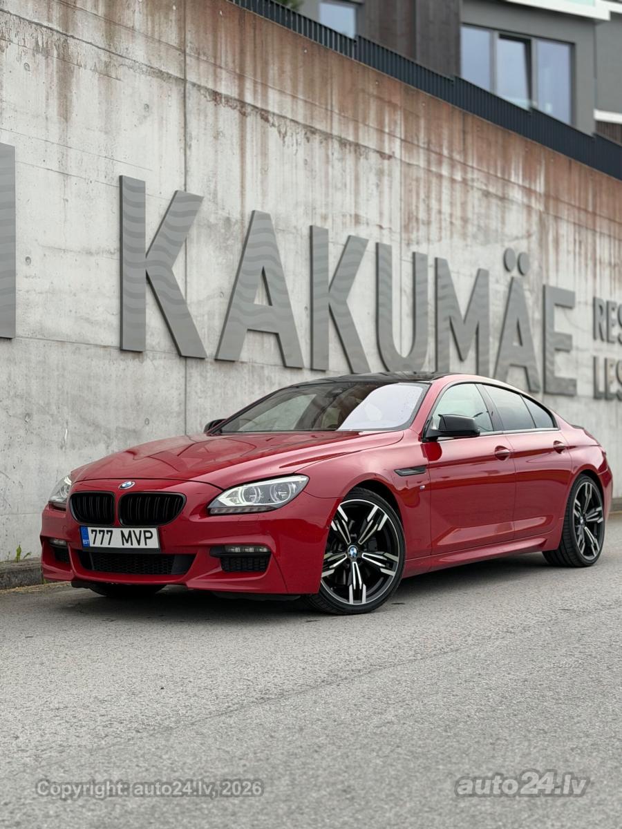 Red BMW 6 Series 2014 in Tallinn, with an engine capacity of 3.00 L and mileage of 330 thousand km for 19999 €, photo 3 on AUTOMOTO.COM.LV